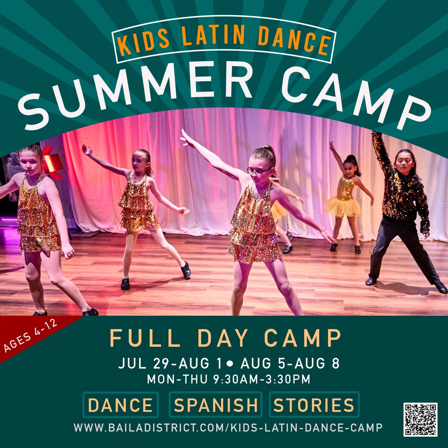 Kids Dance Summer Camp (Latin) — Baila District