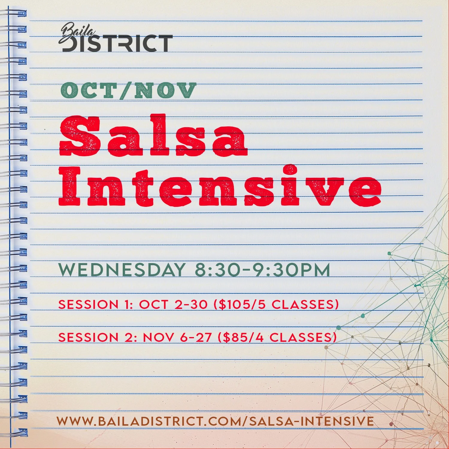 Salsa Intensive Monthly Series — Baila District
