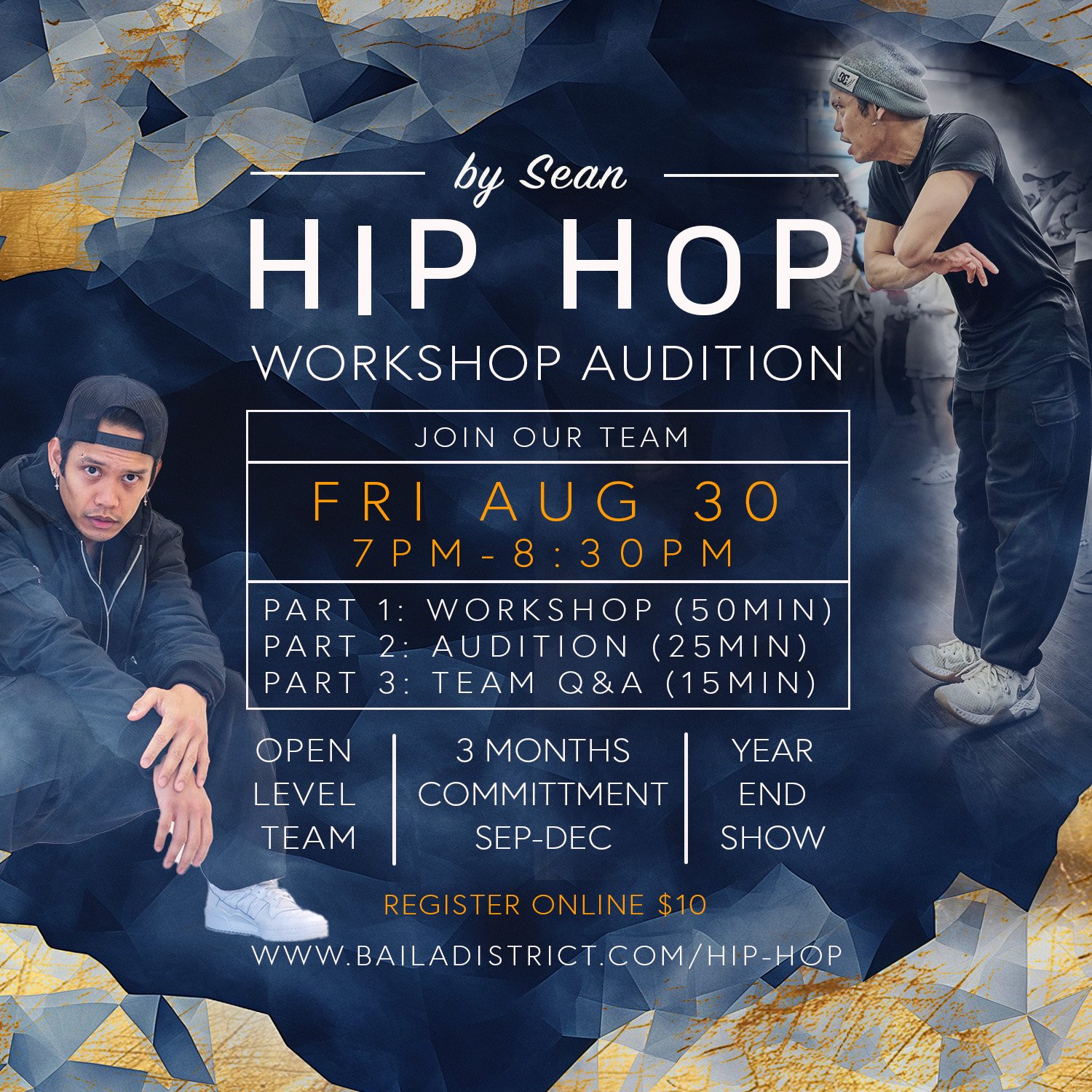 Hip-Hop Workshop Audition — Baila District