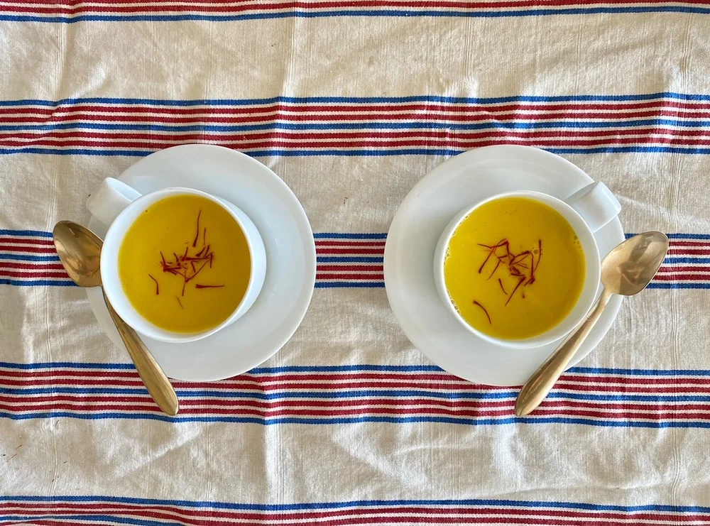 SAFFRON VANILLA BEAN LATTE — Aubree Holmes