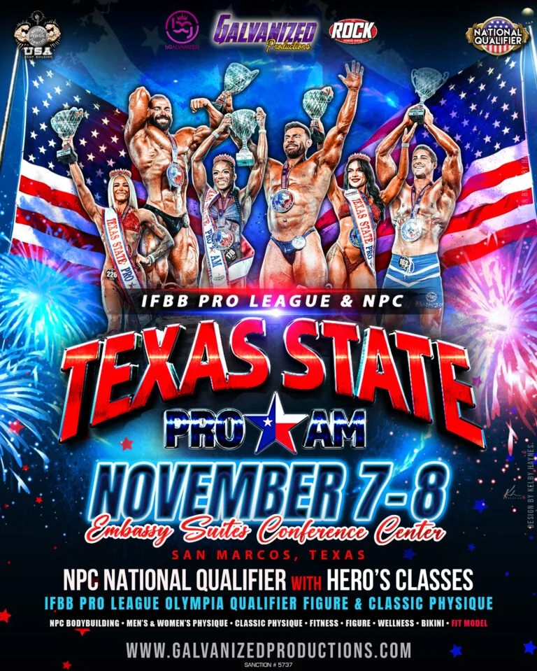 2025 IFBB PRO TEXAS STATE, BATTLE UP MEDIA, TEXAS BODYBUILDING, BATTLE ...