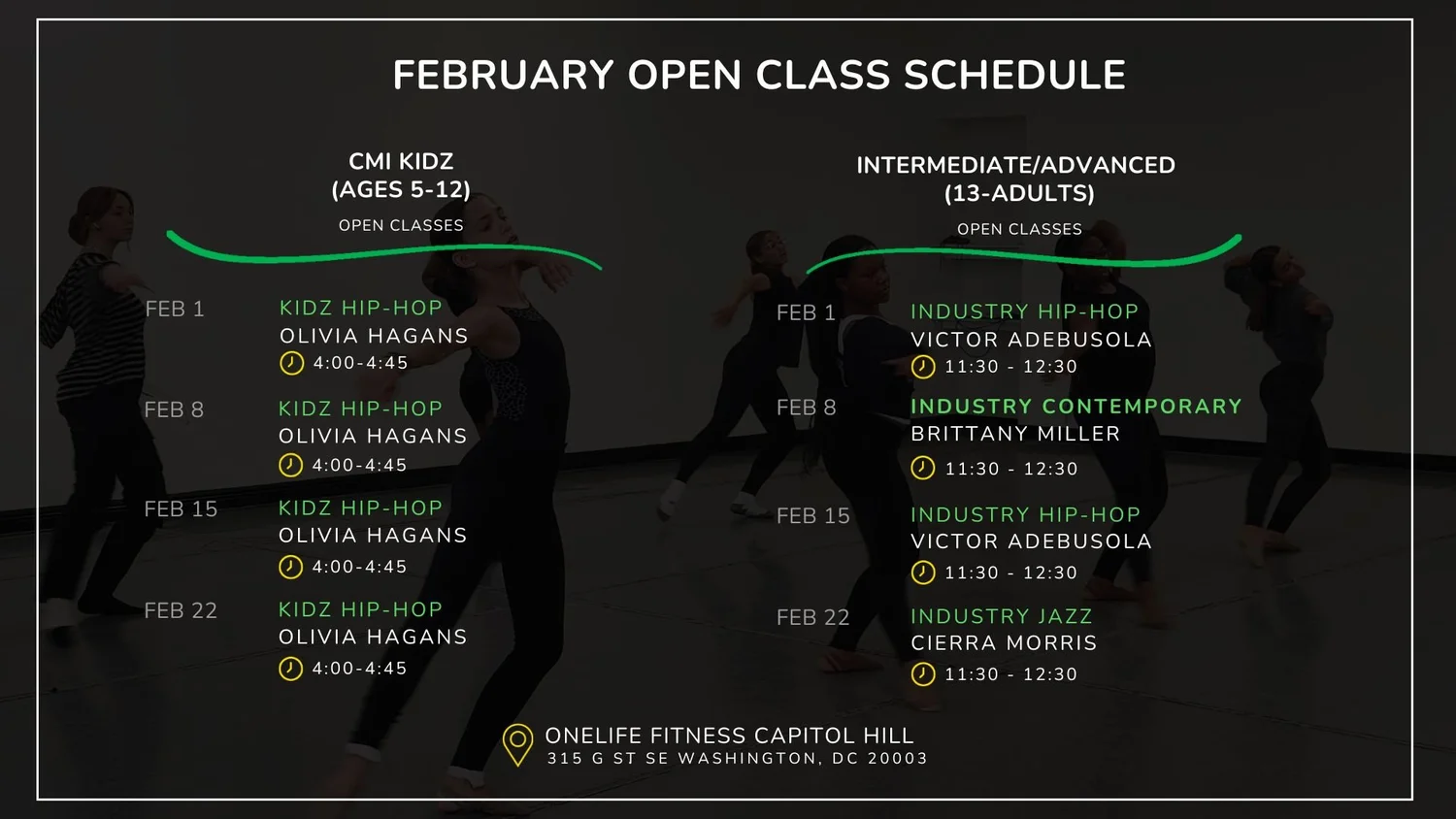 Open Dance Classes in the DC Metropolitan Area — Capitol Movement