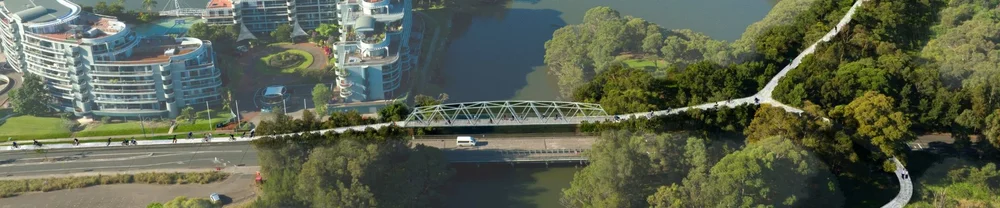 Bennelong Parkway Pedestrian Bridge - Civil Structures Studio