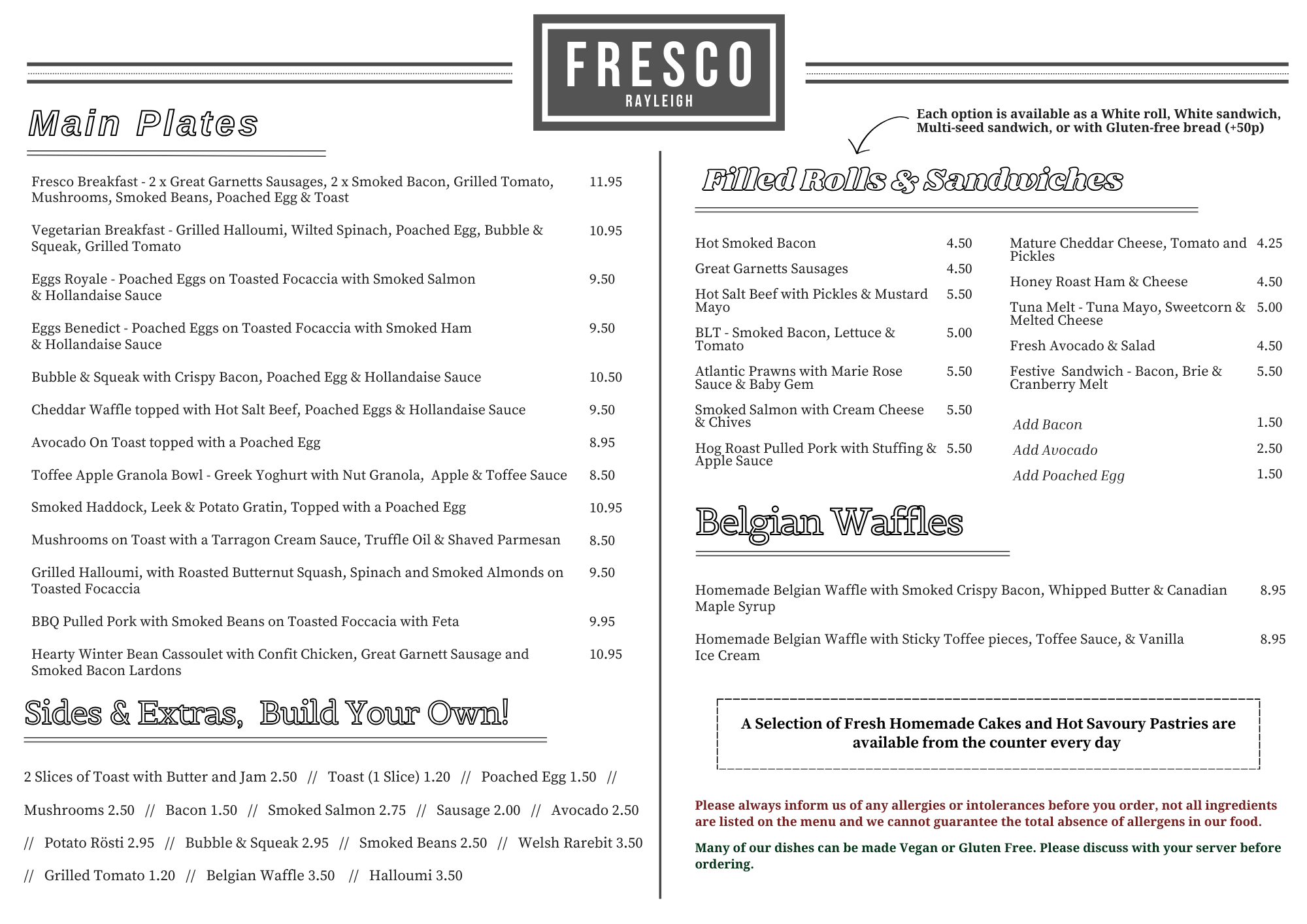 Menu — Fresco