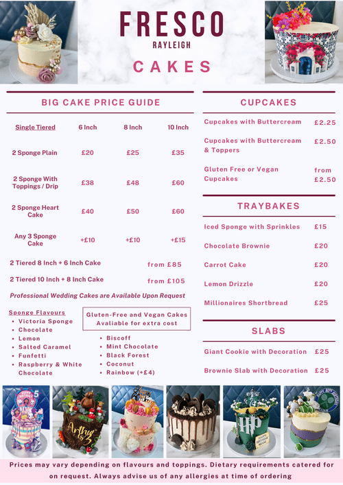 Menu — Fresco