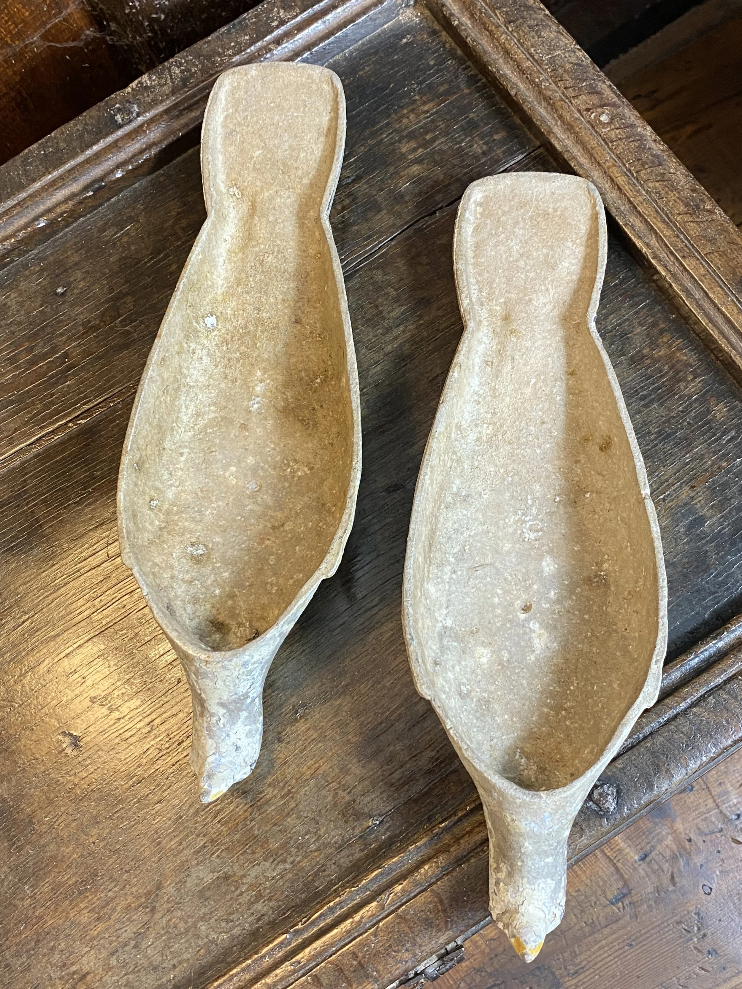Pair Of Aluminium Pigeons — Samplers, Treen & Everything In-Between
