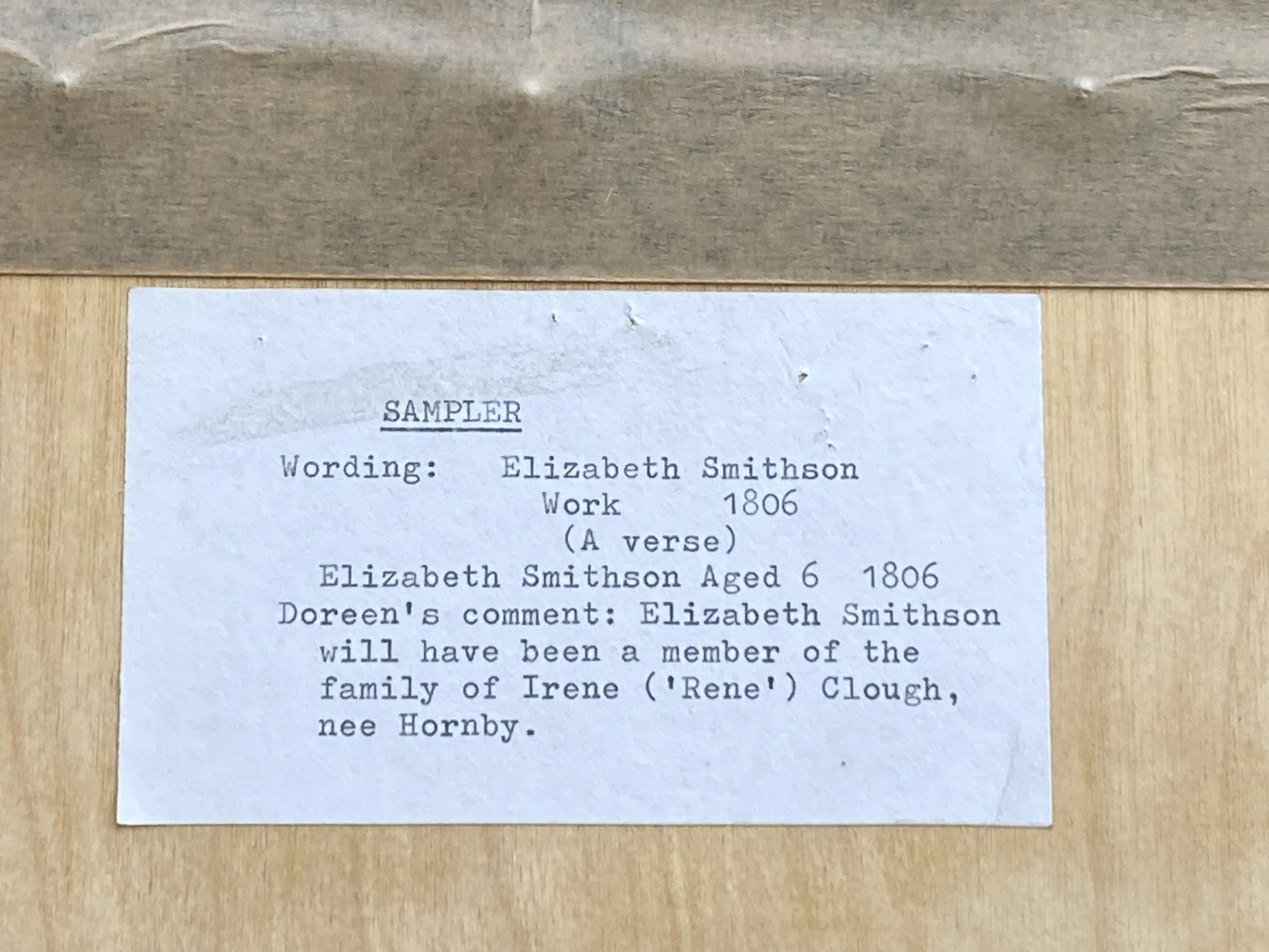 Antique Georgian Silk Verse & Spot Motif Sampler Dated 1806 By ...