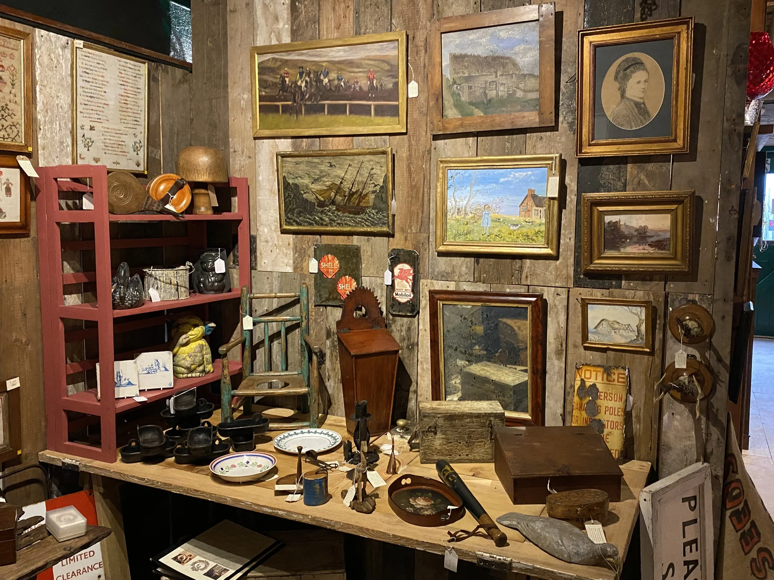 We are now at The Antique Village — Samplers, Treen & Everything In-Between