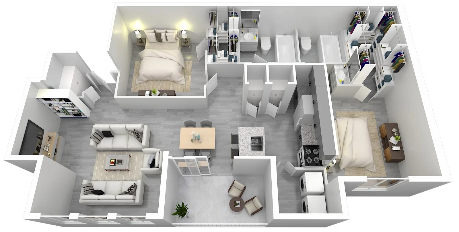Floor Plans - Spacious Renovated Floor Plans — Altanova Apartments