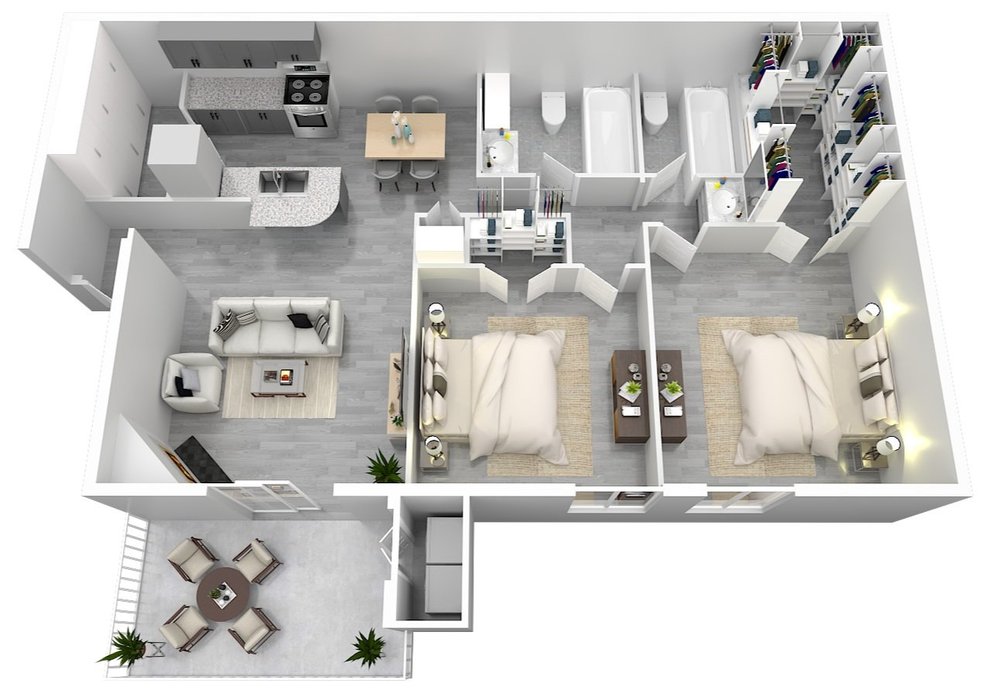 B1 Floor Plan — Altanova Apartments