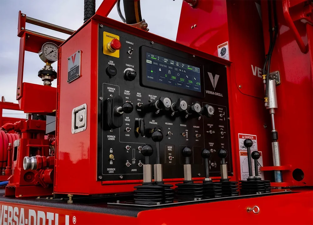 Control is at your fingertips | Versa-Drill Drilling Rigs