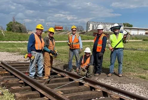 Como Track Crew in Calhan, Colorado — South Park Rail Society | Como ...