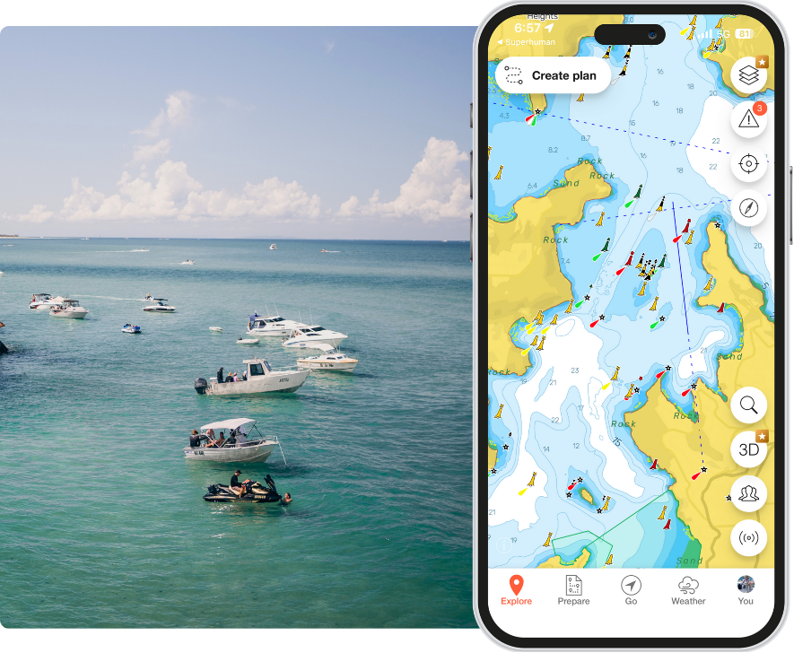 DECKEE | Boating, Fishing & Paddling App - Water Maps and Weather
