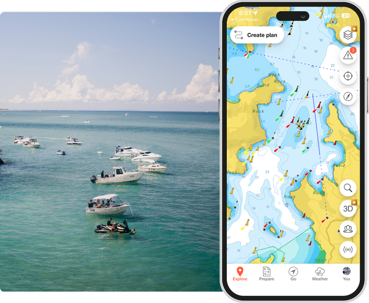 DECKEE | Boating, Fishing & Paddling App - Water Maps and Weather