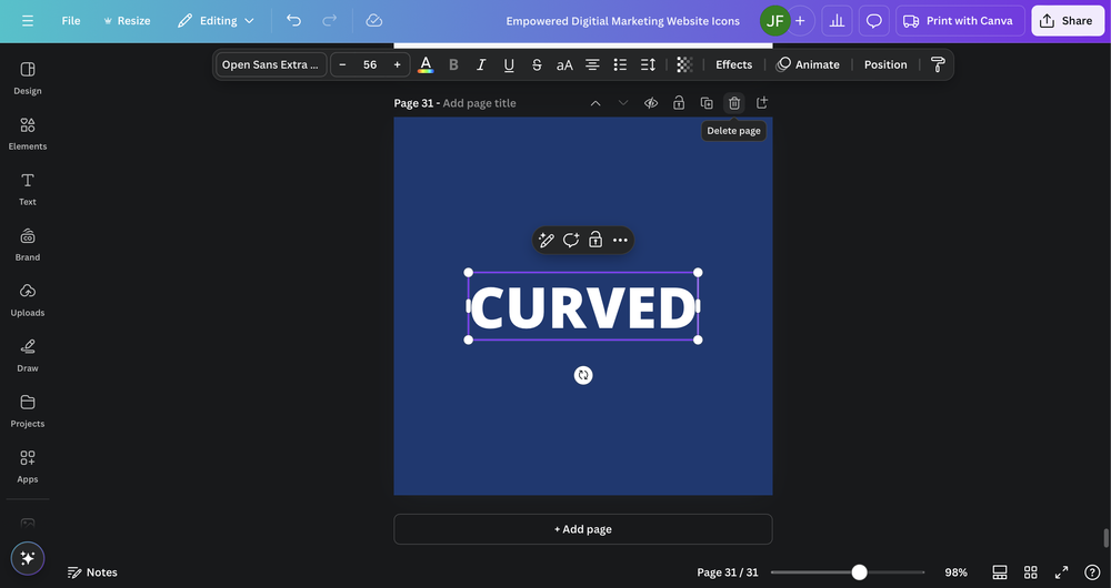 How Do I Curve Letters in Canva? A Step-by-Step Guide