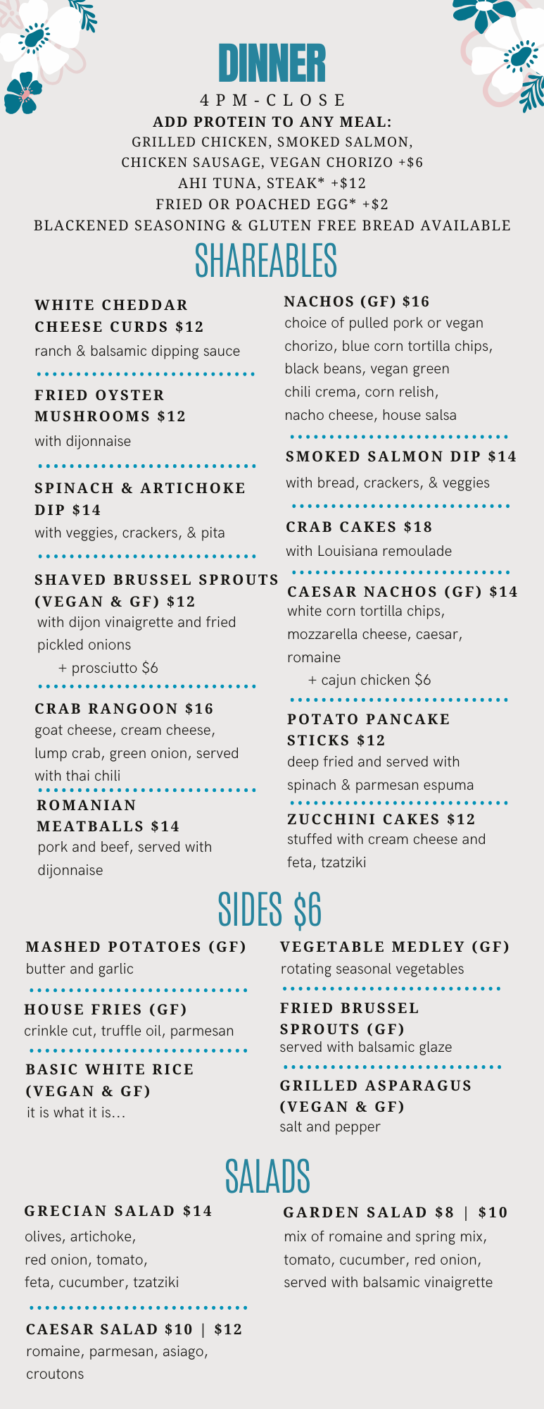 Food Menu — Sip