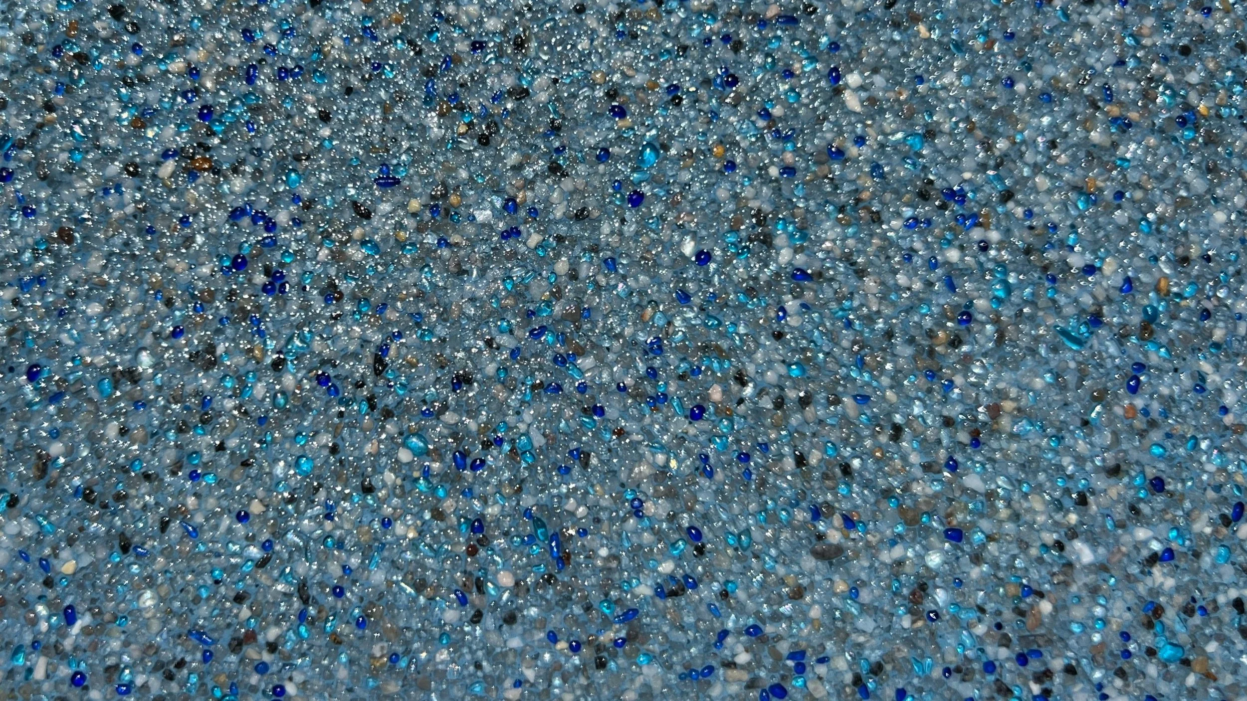 (Micro Pebble with Glass) - Regal Blue — MercuryPool