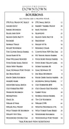 Main Menu — The Downtown Grille