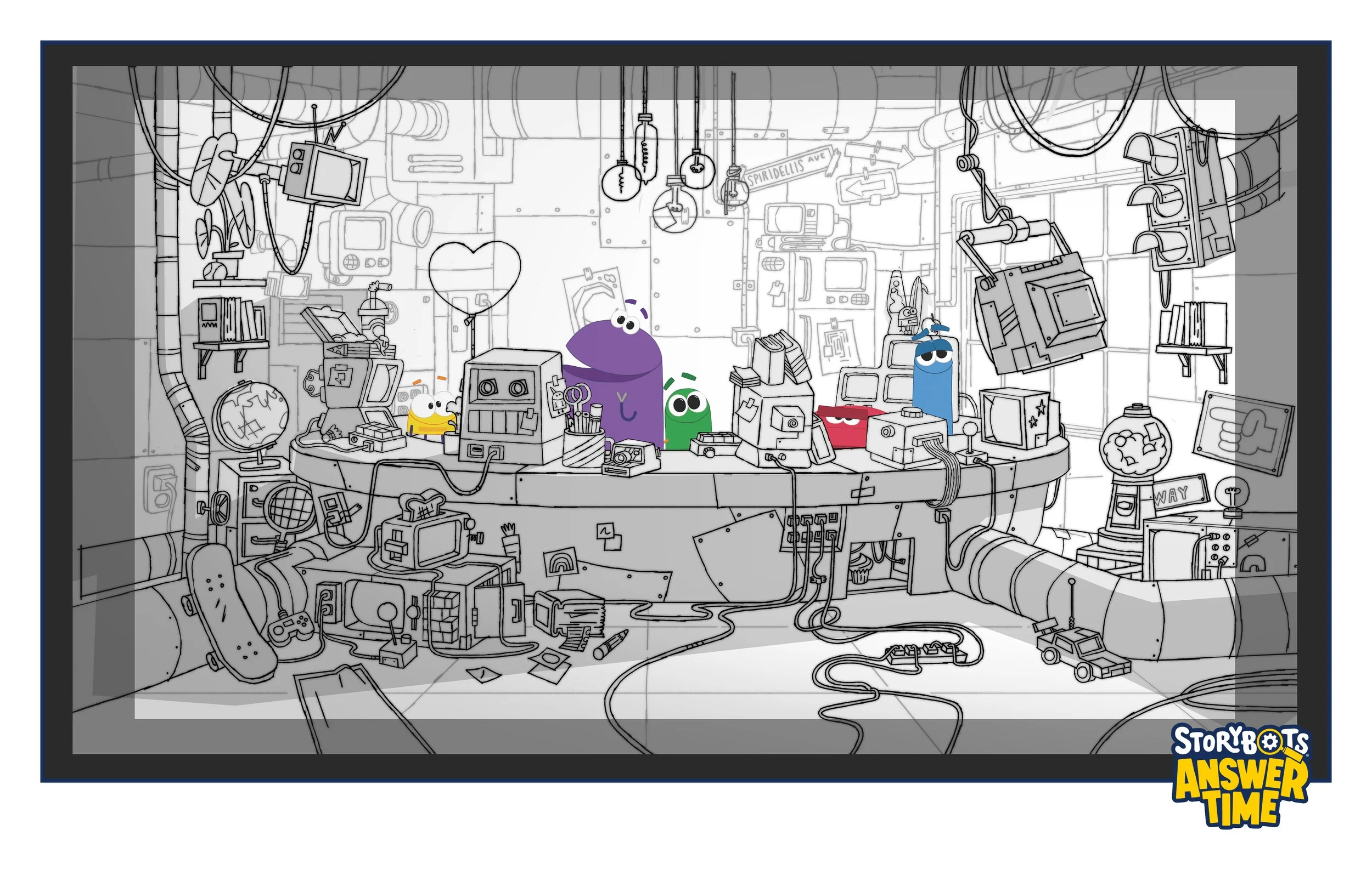 Storybots Answer Time — Romney Caswell