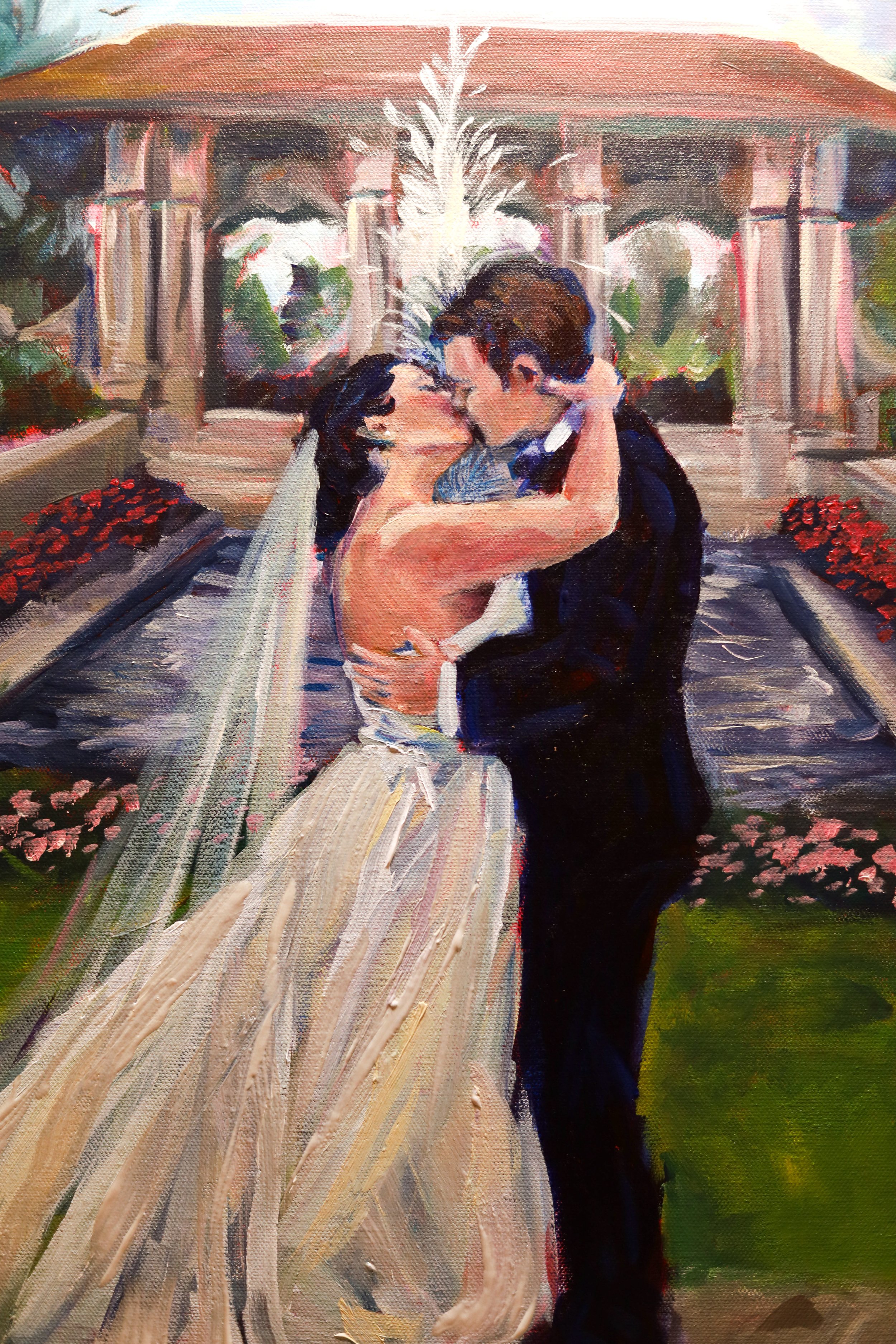 Coley Rose Fine Art- Live Wedding Painter in Southern Illinois- Carbondale