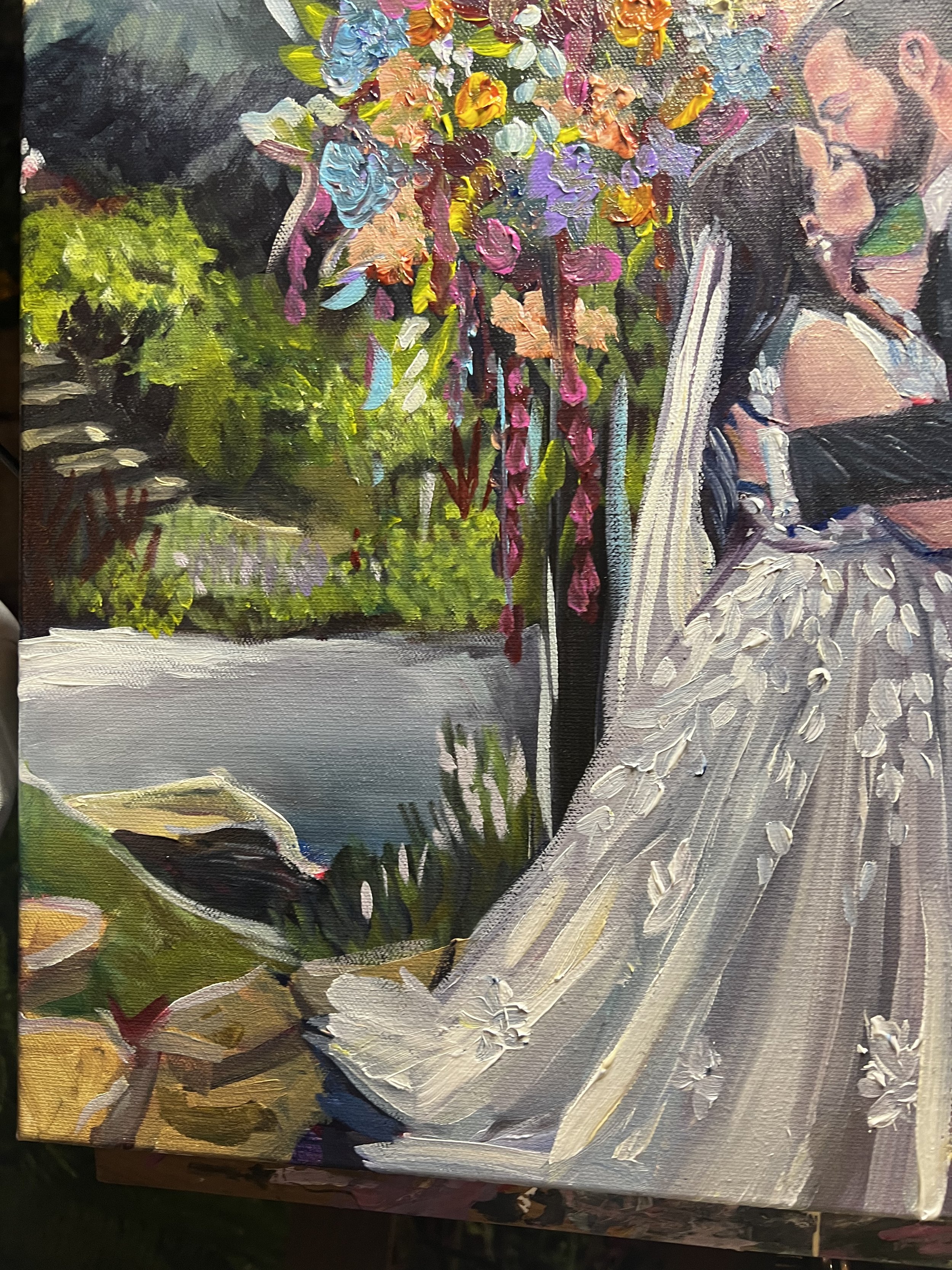 Coley Rose Fine Art- Live Wedding Painter in Southern Illinois- Carbondale