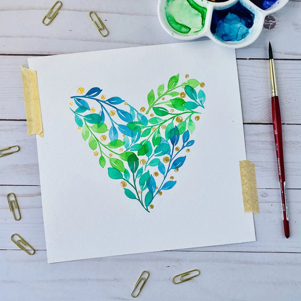 Creative Watercolor Ideas for Valentine's Day Art — The Paisley Corner
