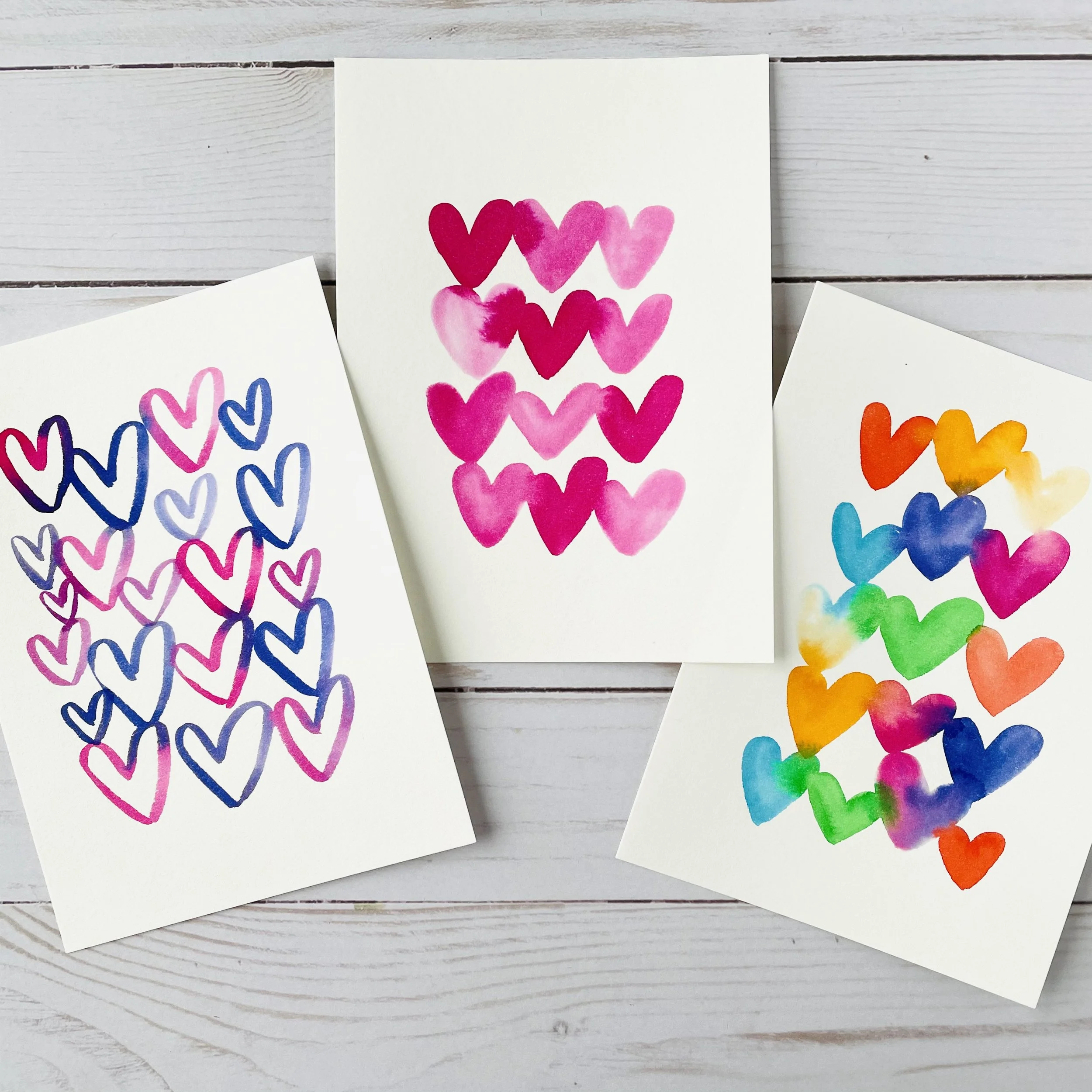 Creative Watercolor Ideas for Valentine's Day Art — The Paisley Corner