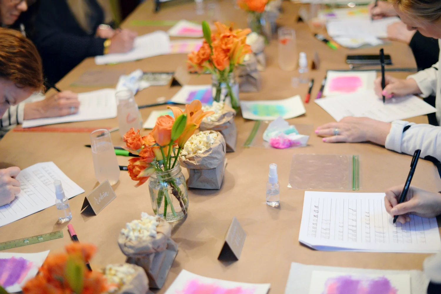 Group Art Workshops — The Paisley Corner