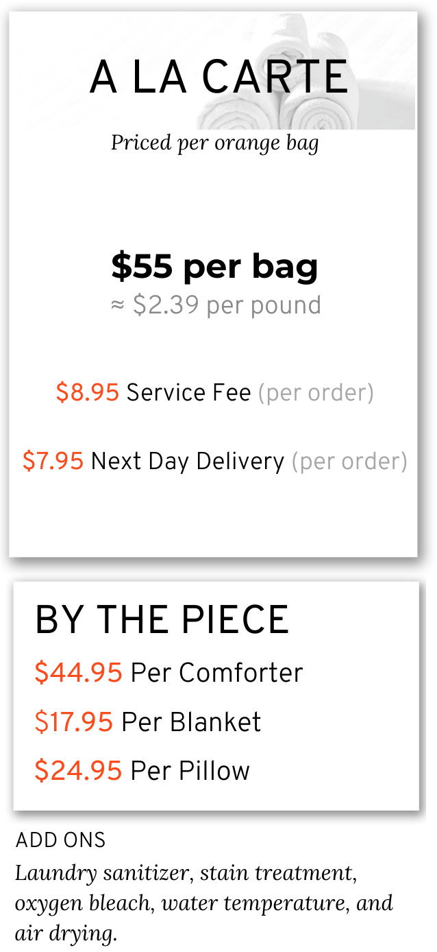 Laundry Subscription Near Me | OrangeBag — OrangeBag