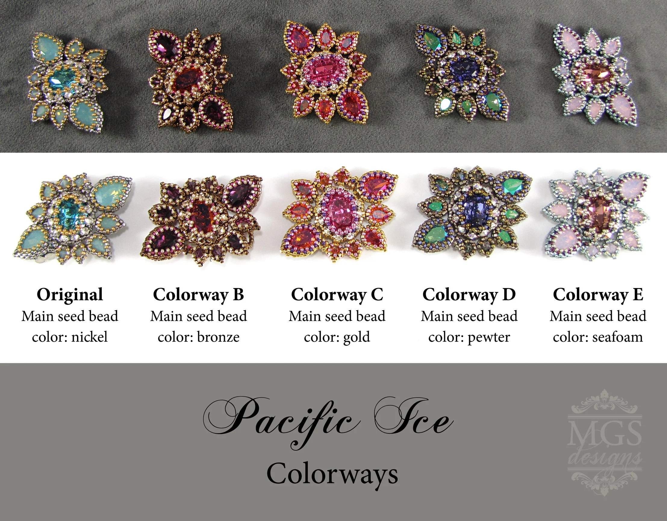 Reversible Seashell Necklace Beading Kit MGS Designs — MGS Designs