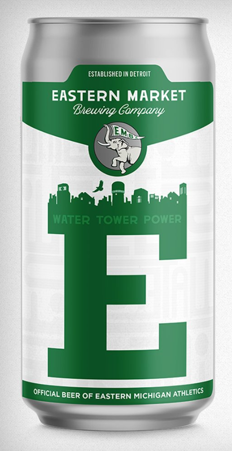 EMU Athletics Introduces Water Tower Power Craft Beer — Collegiate ...