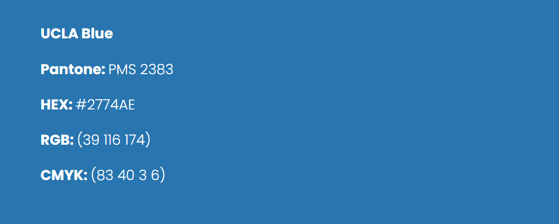 UCLA Colors — Collegiate Licensing World | Your Connection to ...