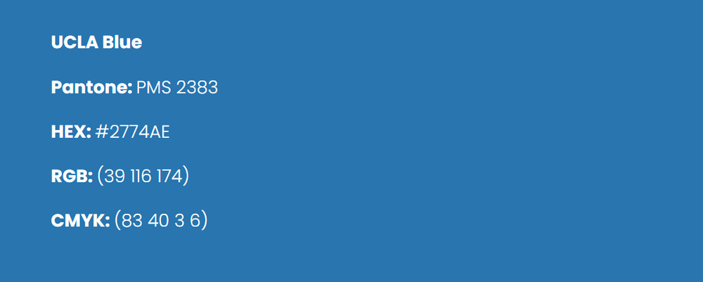 UCLA Colors — Collegiate Licensing World | Your Connection to ...
