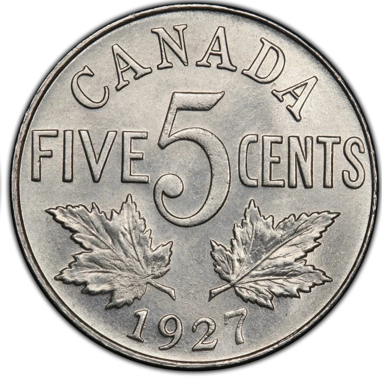 1927 Canadian Nickel — Canadian Coins