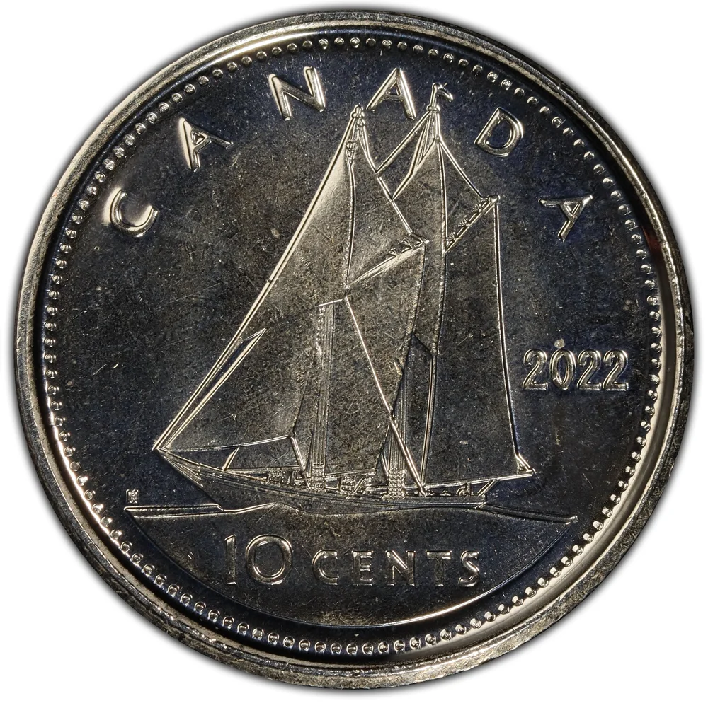 2022 Dime 10 Cents Canadian — Canadian Coins