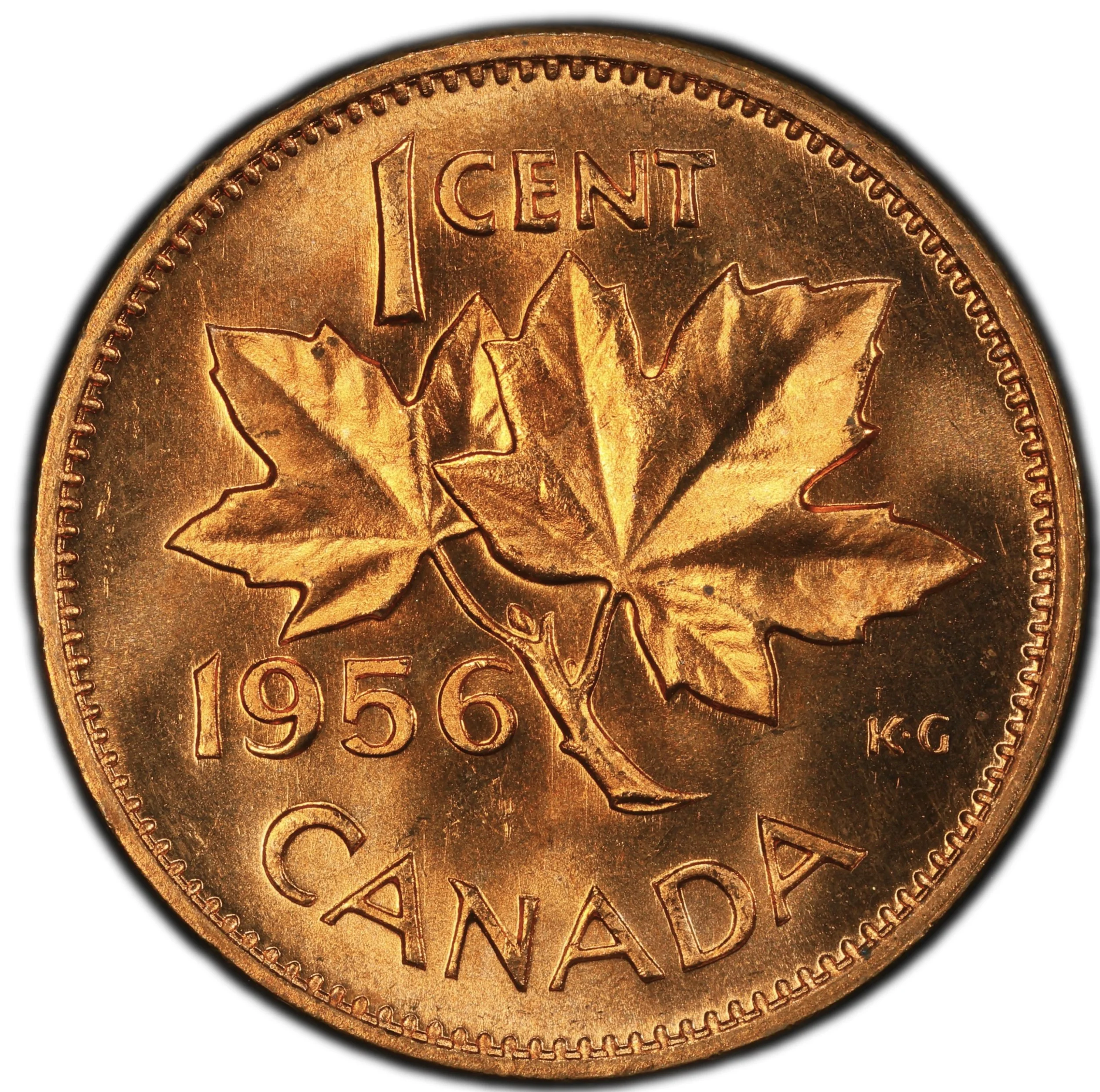 1956 Canadian Cent Penny — Canadian Coins