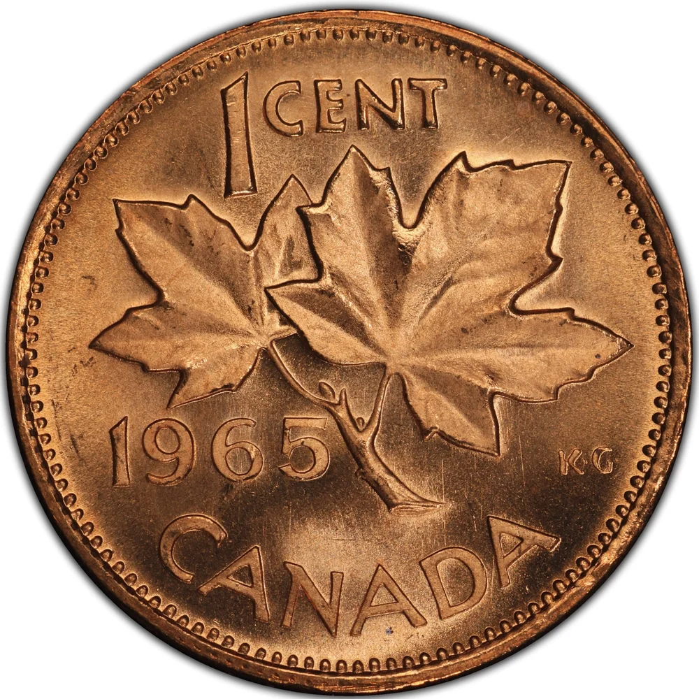 1965 Canadian Cent Penny — Canadian Coins