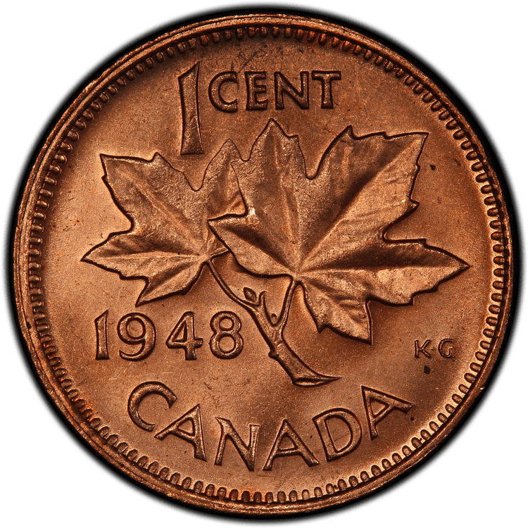 1948 Canadian Cent Penny — Canadian Coins