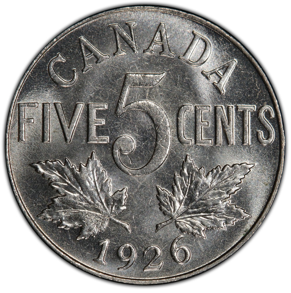 1926 Canadian Nickel — Canadian Coins