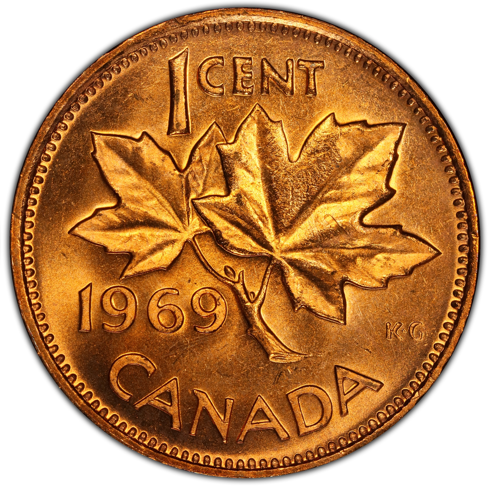 1969 Canadian Cent Penny — Canadian Coins