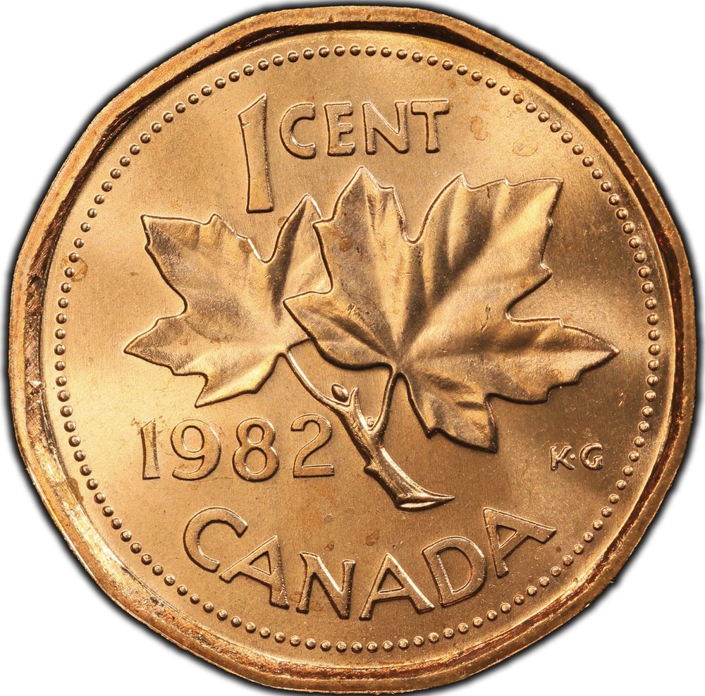1982 Canadian Cent Penny — Canadian Coins