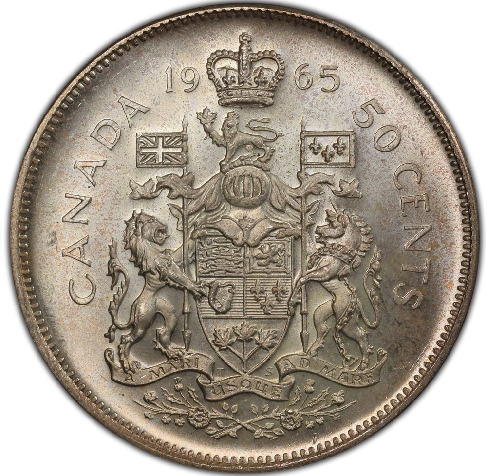 1965 50 Cent Piece — Canadian Coins