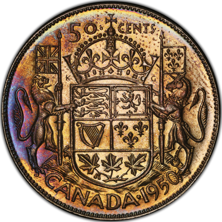 1950 50 Cent Piece — Canadian Coins
