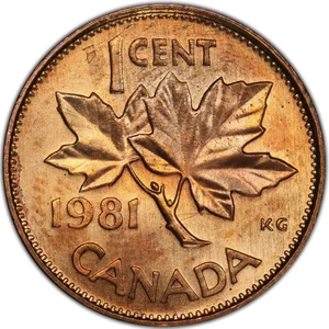 1981 Canadian Cent Penny — Canadian Coins