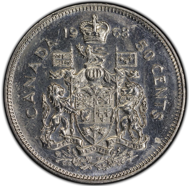 1968 50 Cent Piece — Canadian Coins