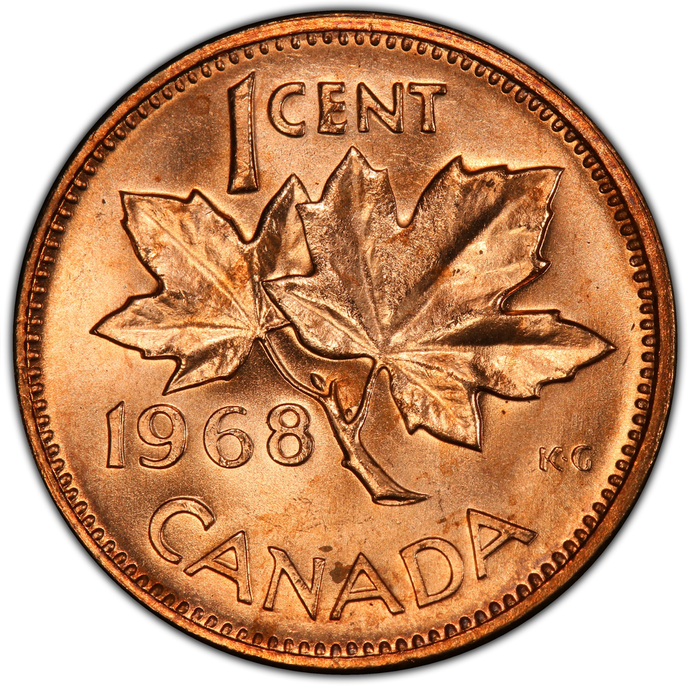 1968 Canadian Cent Penny — Canadian Coins