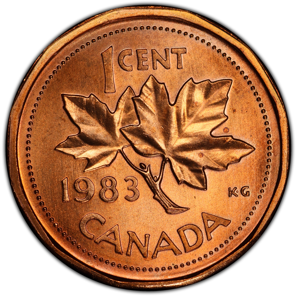 1983 Canadian Cent Penny — Canadian Coins