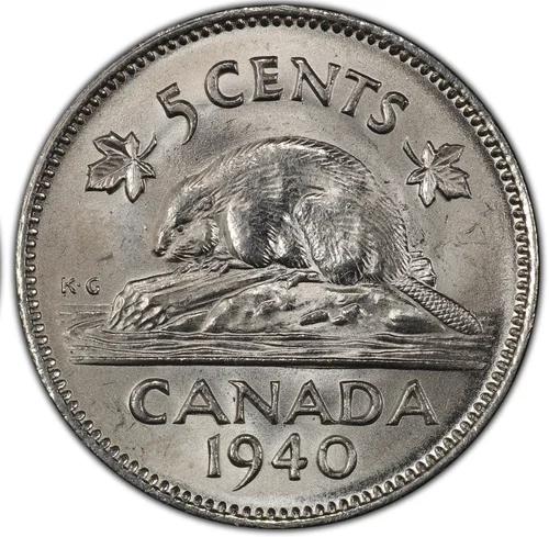 1940 Canadian Nickel — Canadian Coins