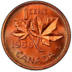 1956 Canadian Cent Penny — Canadian Coins