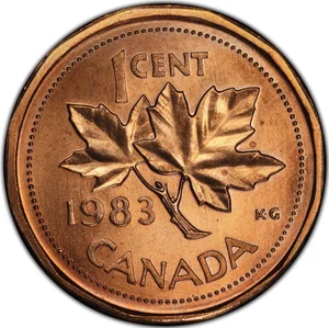 1983 Canadian Cent Penny — Canadian Coins